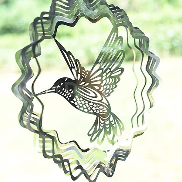 Kinetic Hummingbird Hanging Wind Spinner – nextdealshop.eu
