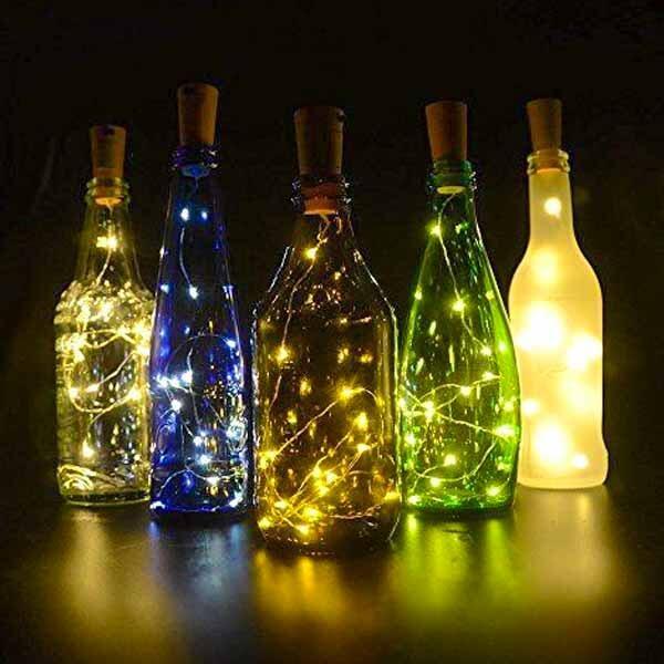 Solar-Powered Copper Wire Light Cork – nextdealshop.eu